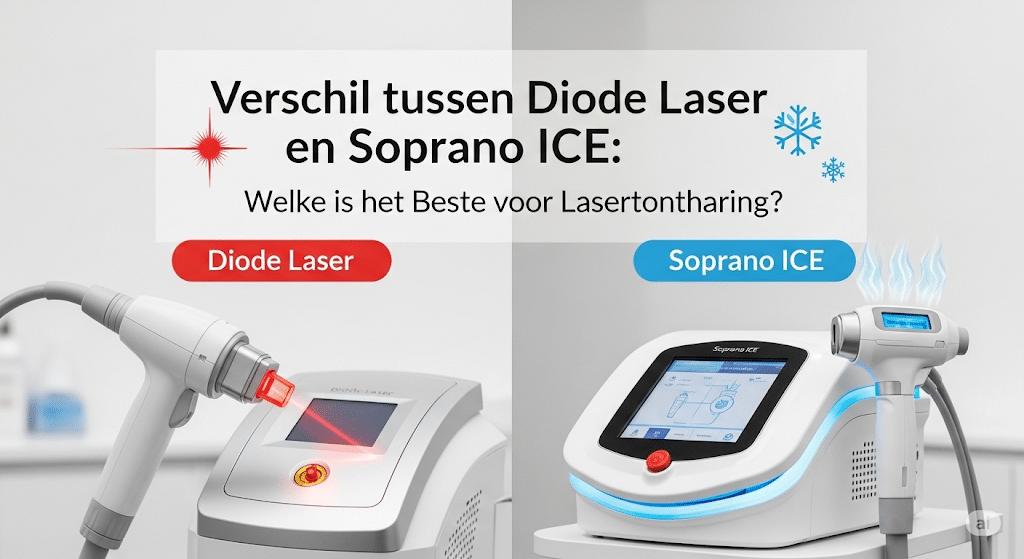 Diode Laser vs. Soprano ICE – Wat is het verschil?
